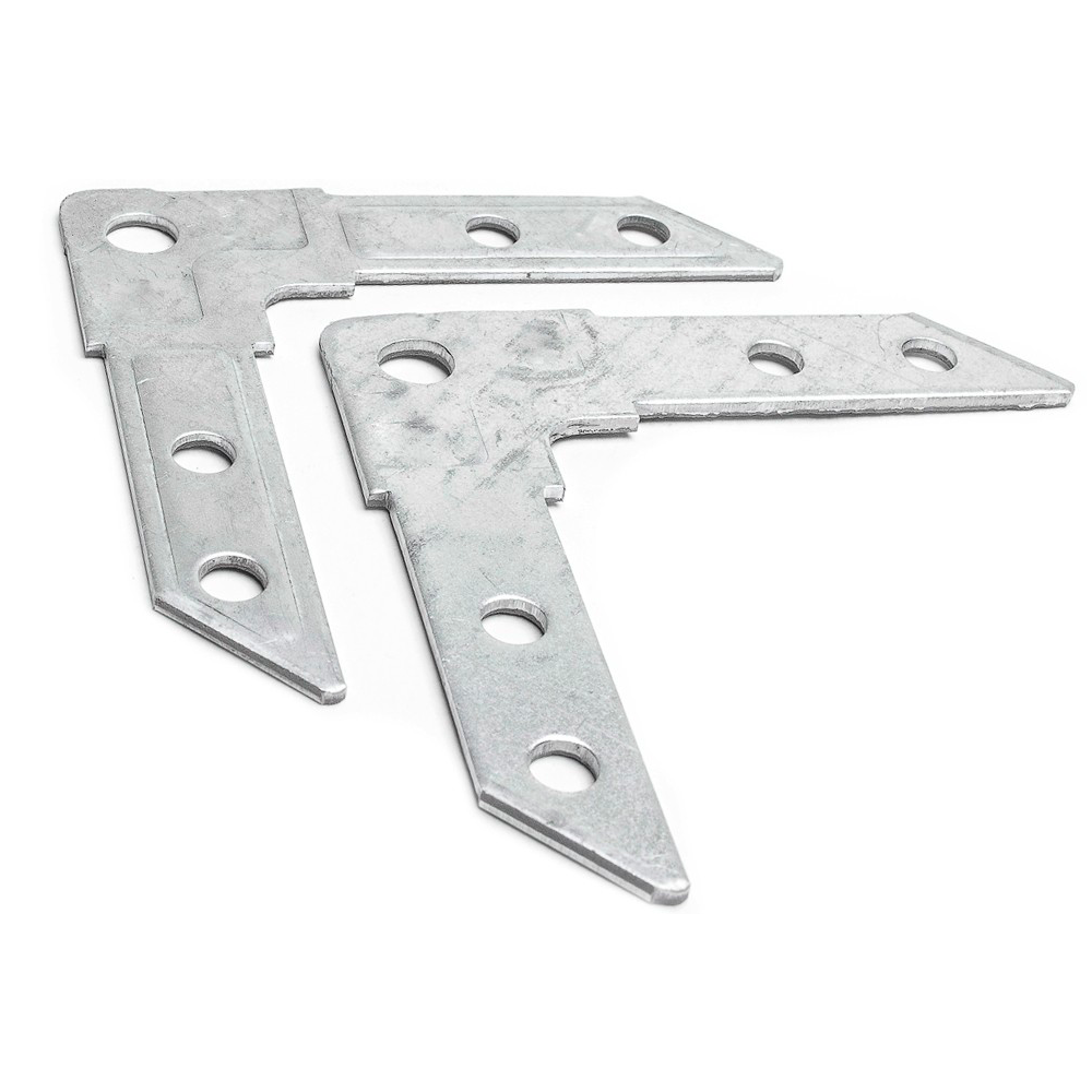 Набор 200шт. - Уголок для сборки воздуховодов УГФ 1 (95х18х2,5 Ж), оцинкованный