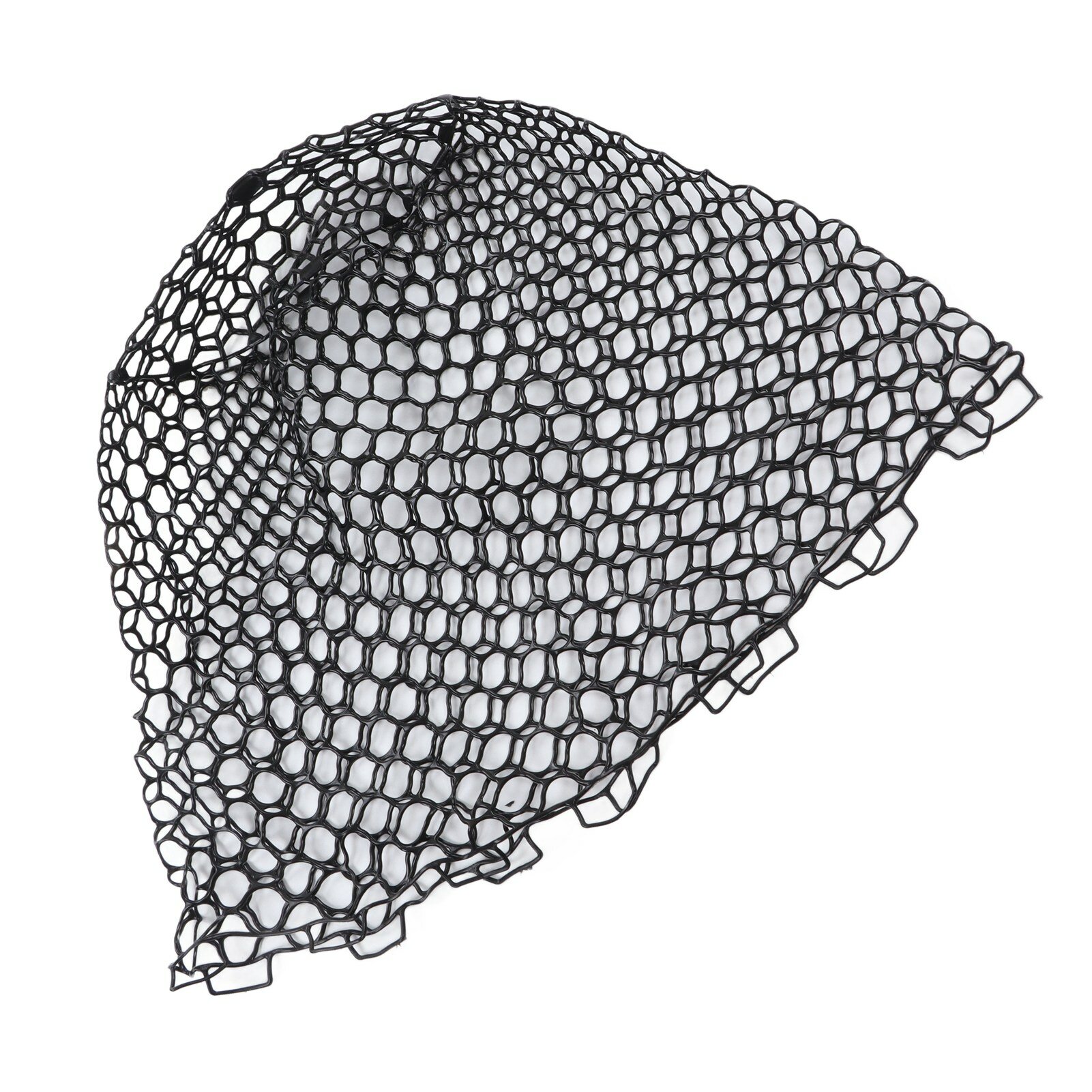 Сменная рыболовная сеть, углубленная мягкая гибкая резиновая рыболовная сетка для рыбалки черного цвета