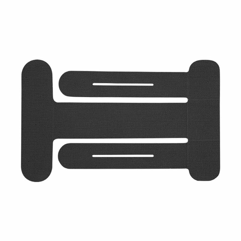 Эластичный спортивный тейп, водостойкий, для поддержки мышц для тенниса, баскетбола, Черный