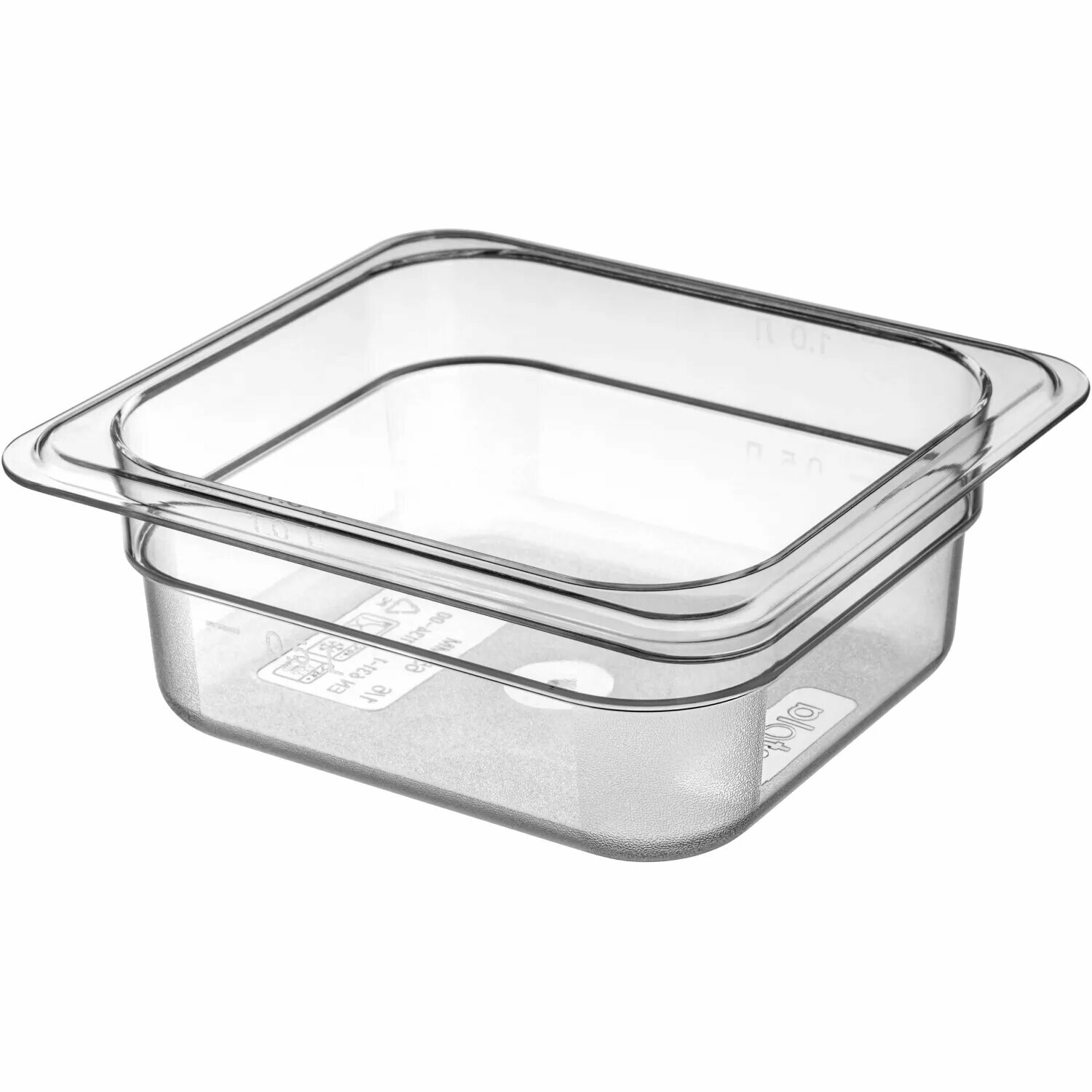 Гастроемкость из поликарбоната 1/6 Н-65 (прозрачный)