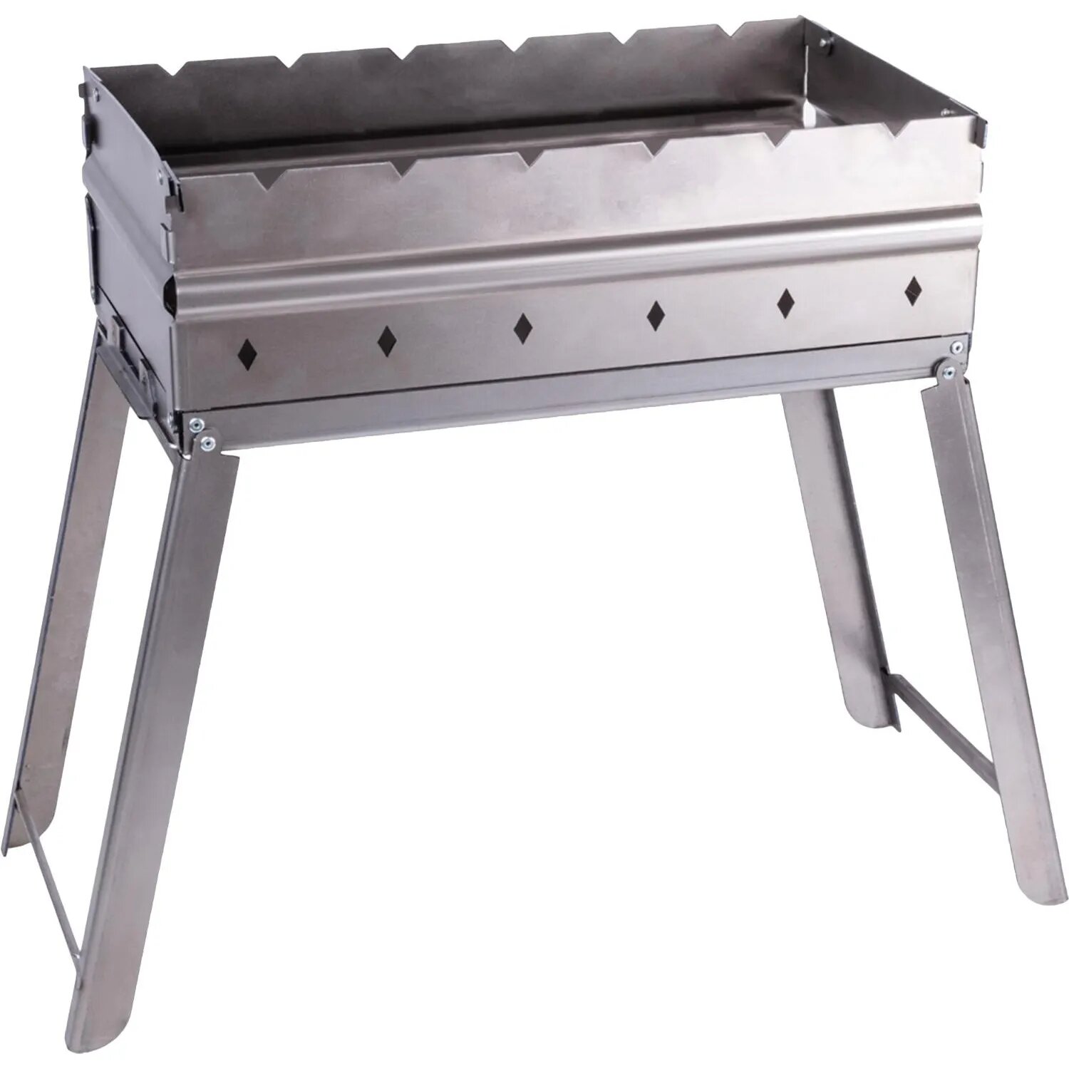 Мангал со складными ножками, с 6 шампур, Forester 45х25см, в кейсе, BC-783M