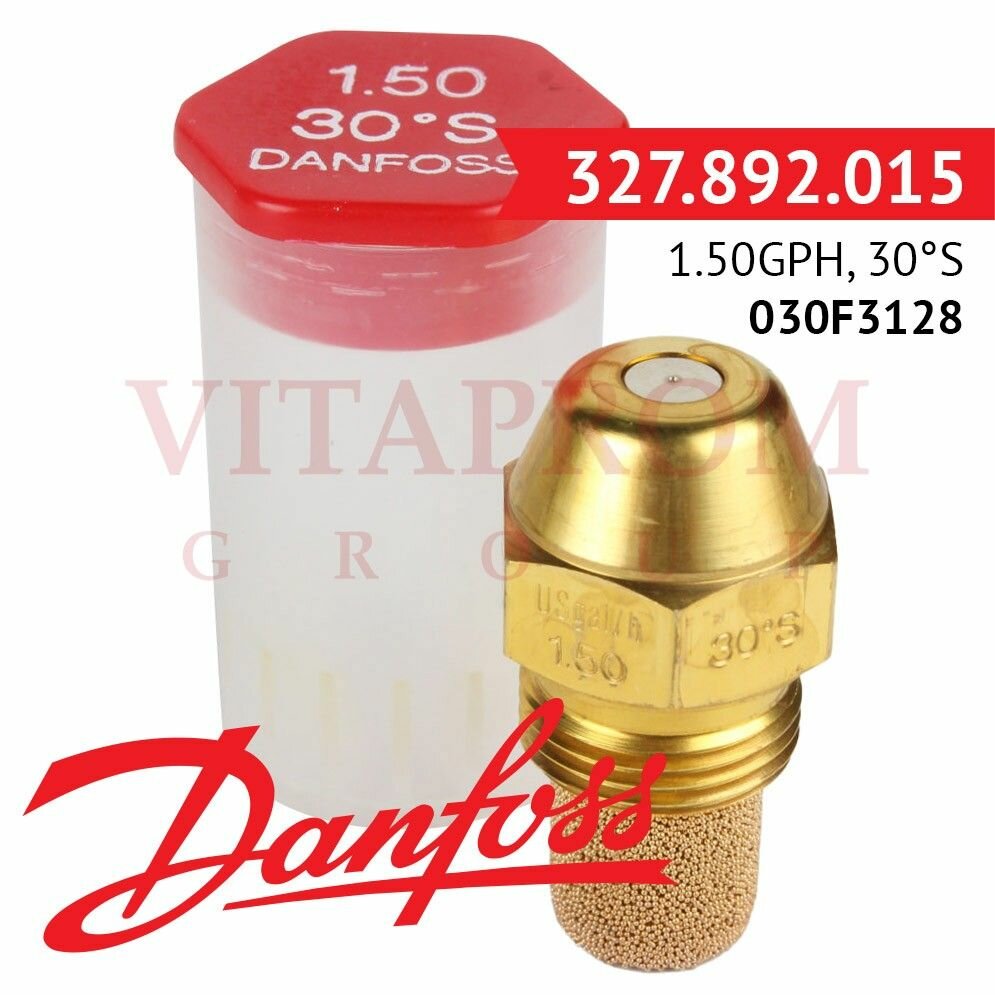 Форсунка Danfoss 1.50GPH, 30S, 030F3128