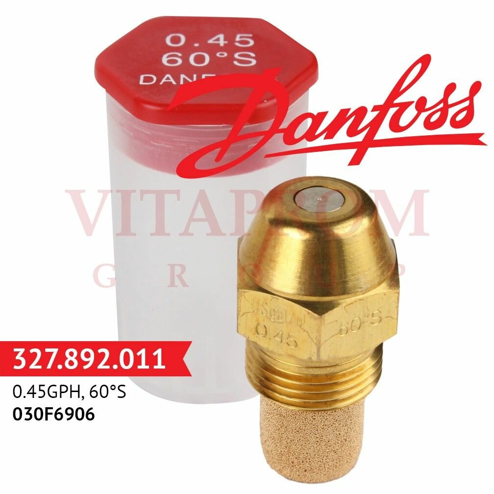Форсунка Danfoss 0.45GPH, 60S, 030F6906