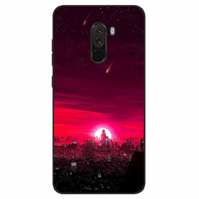 Чехол на Xiaomi Pocophone F1, B133, силикон