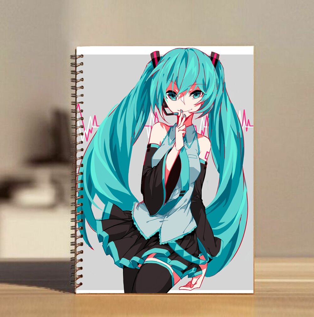 Скетчбук А5 по аниме Хацунэ Мику / Miku Hatsune №43