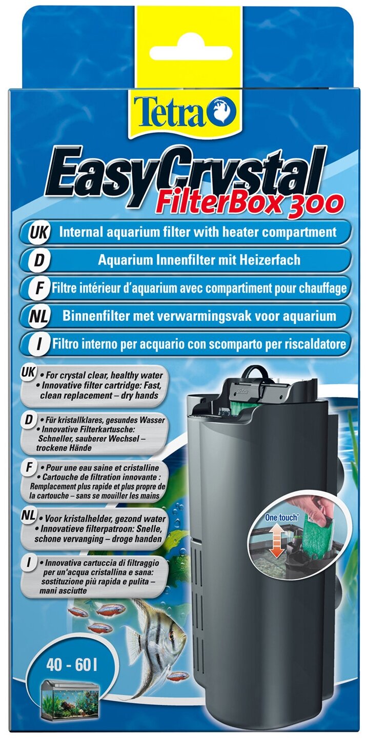Tetra Tec EasyCrystal 300 Filter Box внутренний фильтр для аквариумов 40-60л