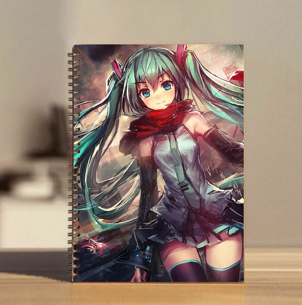 Скетчбук А5 по аниме Хацунэ Мику / Miku Hatsune №21