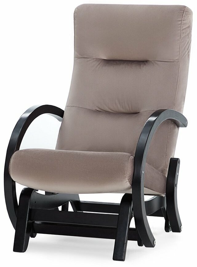 Кресло-глайдер Hoff Эльтон, цвет перамутровый, венге структура