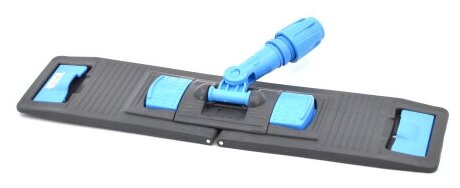 Держатель МОПа универс пластик 50х13см серый синяя рукоятка NPK196-B A-VM 1573368