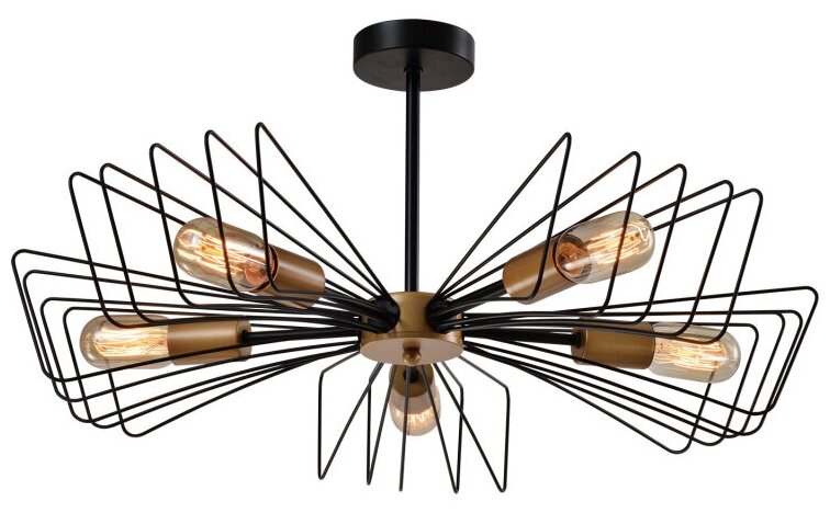 Люстра на штанге Lussole Loft Durham LSP-8796