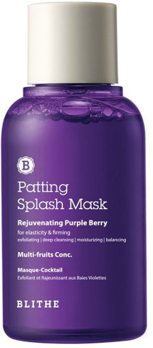 Сплэш-маска BLITHE омолаживающая «Омолаживающие ягоды» Rejuvenating Purple Berry, 70 мл