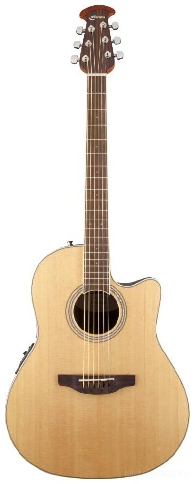 Ovation CS24-4 Celebrity Standard Mid Cutaway Natural электроакустическая гитара с вырезом