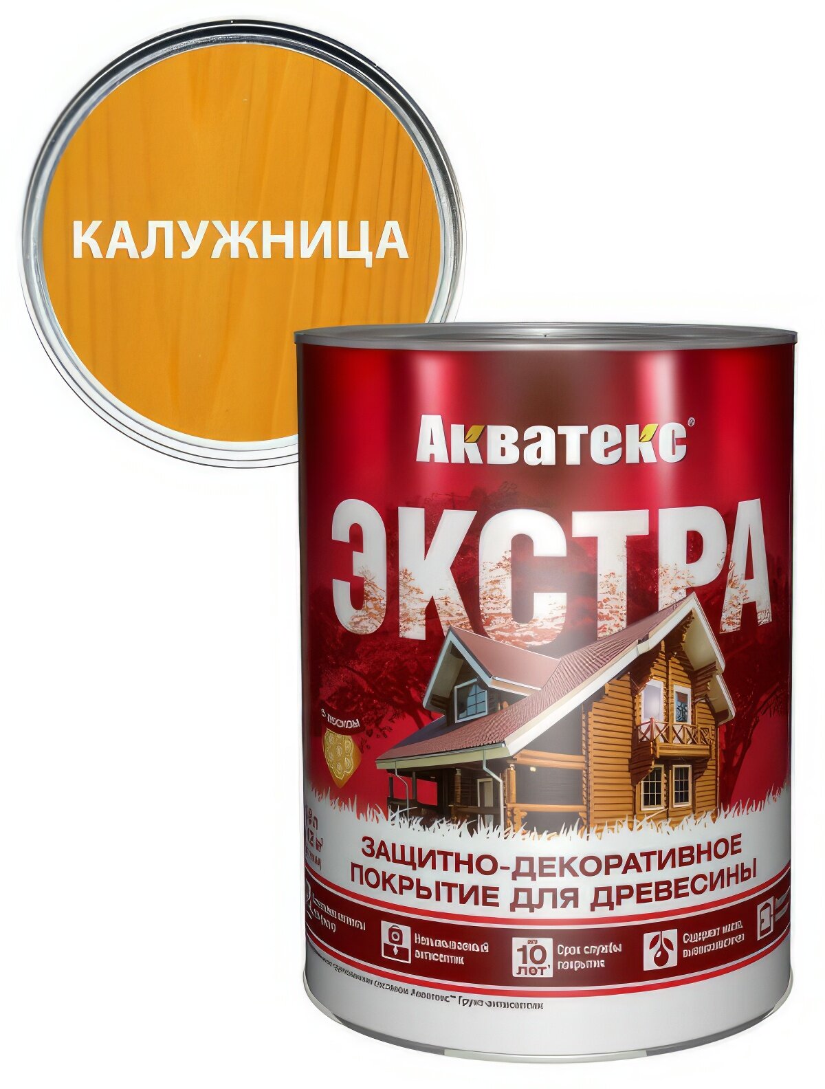 Покрытие текстурное акватекс Экстра 0,8л калужница