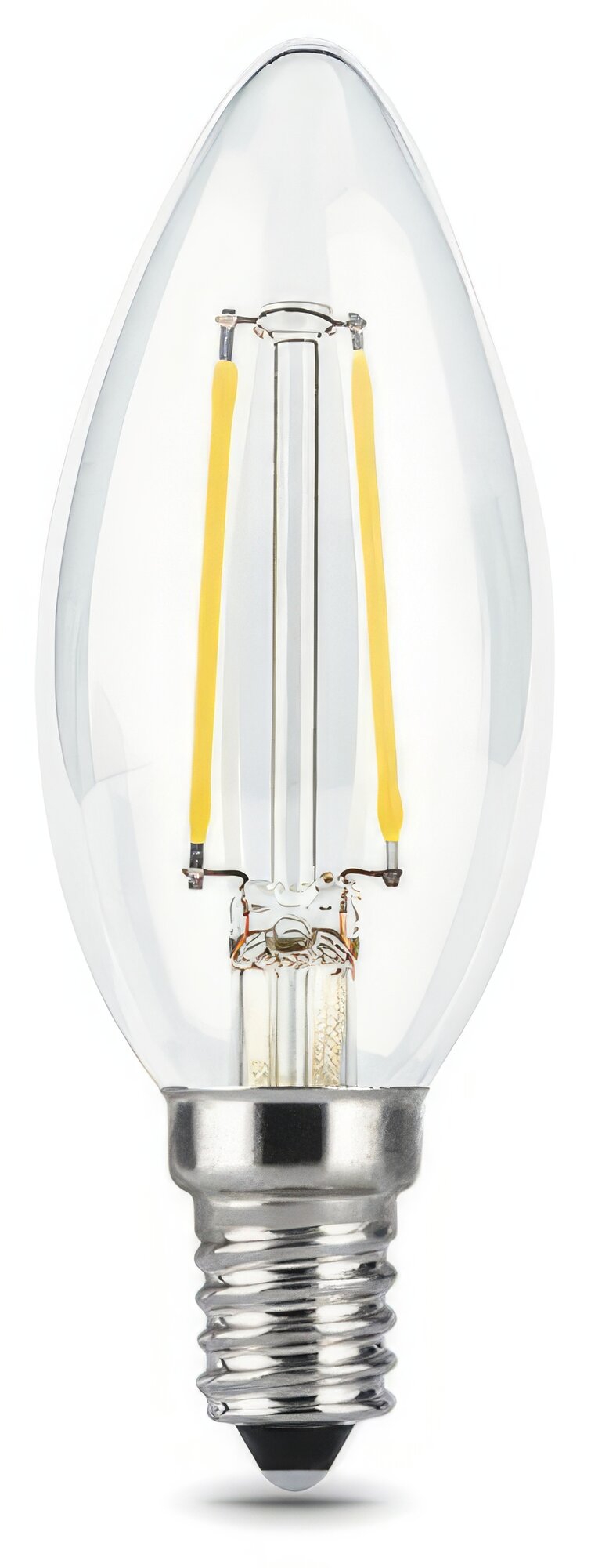 Лампа GAUSS Filament 7Вт Е14 LED 550Лм 2700К свеча