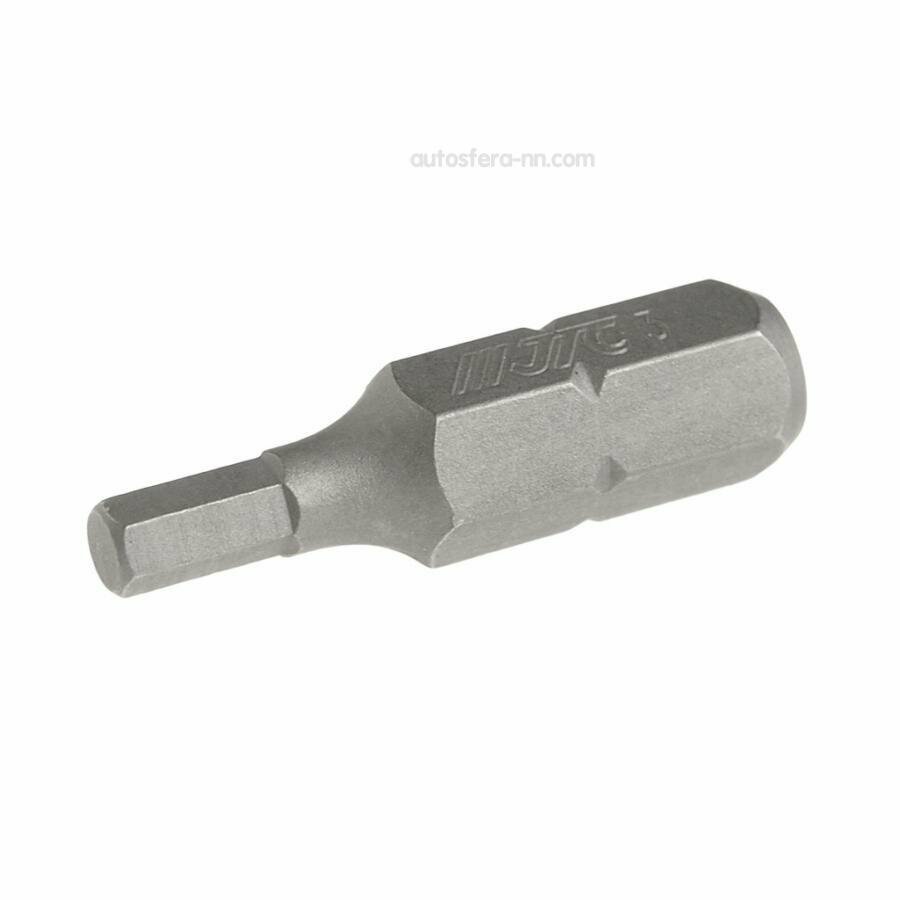 JTC JTC1152503 Бита 1/4DR 6-гранная 3x25мм S2