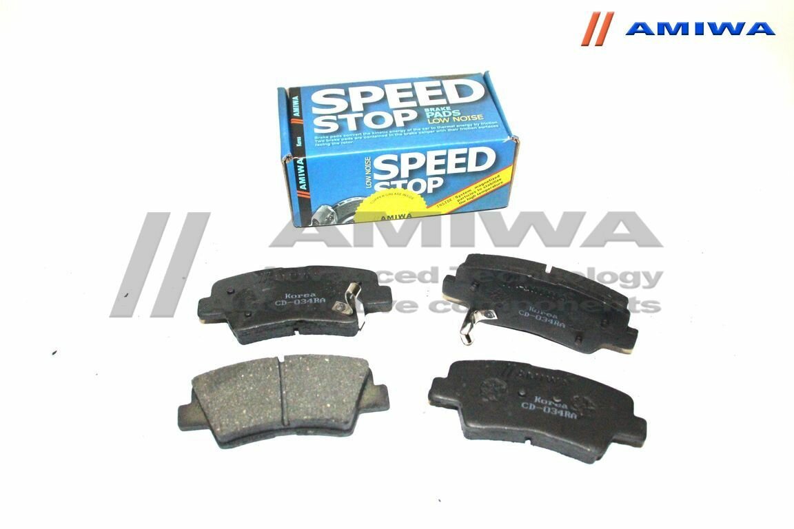 Колодки Тормозные Дисковые Задние "Speed Stop"
