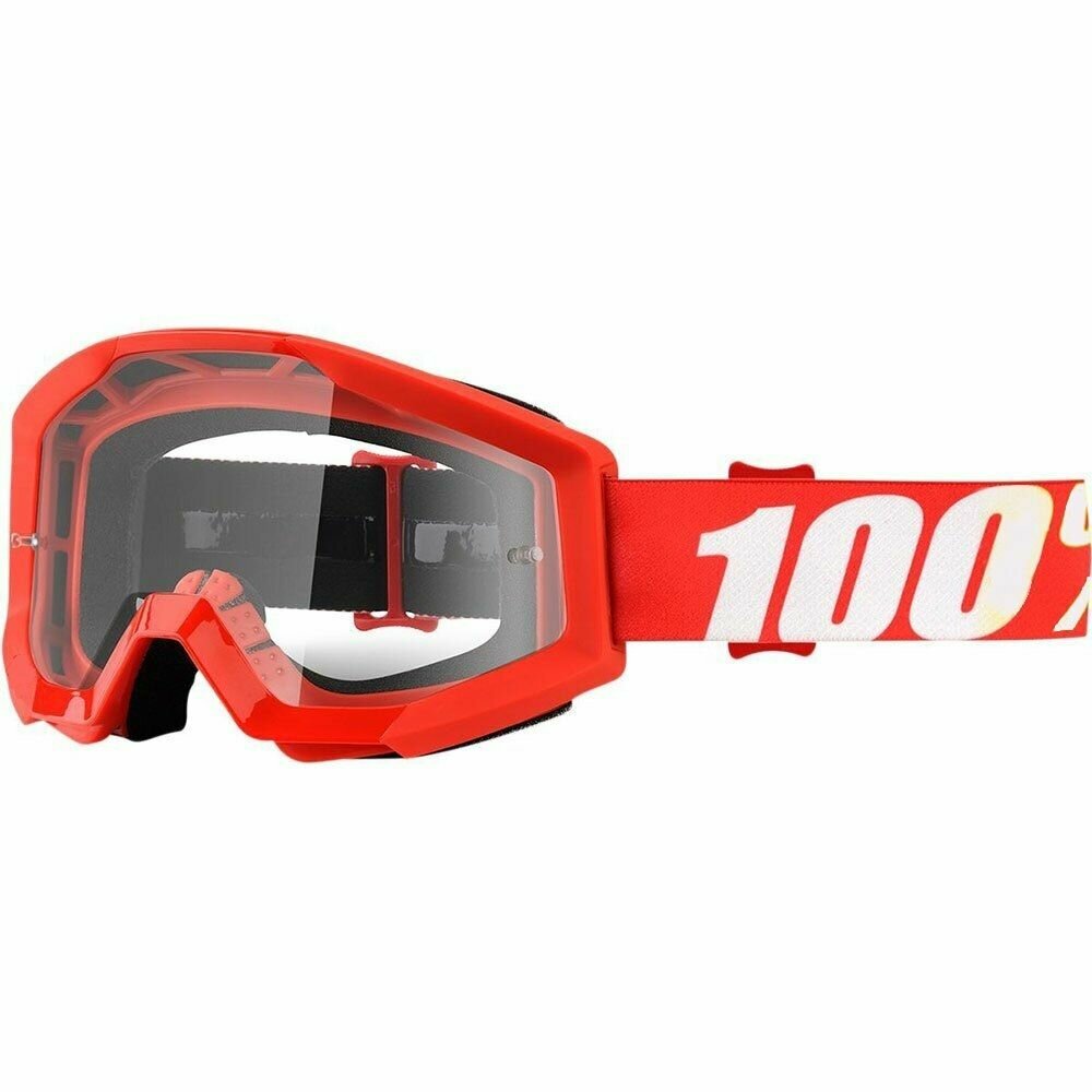 Маска кроссовая 100% Red