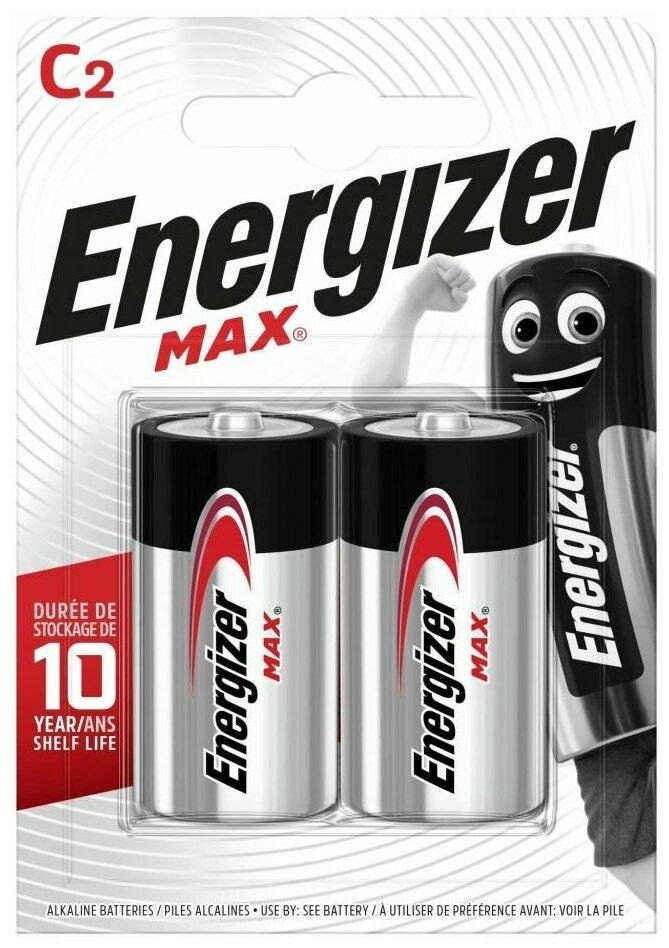 Батарейка Energizer LR14/C Max BL2 , 2шт.
