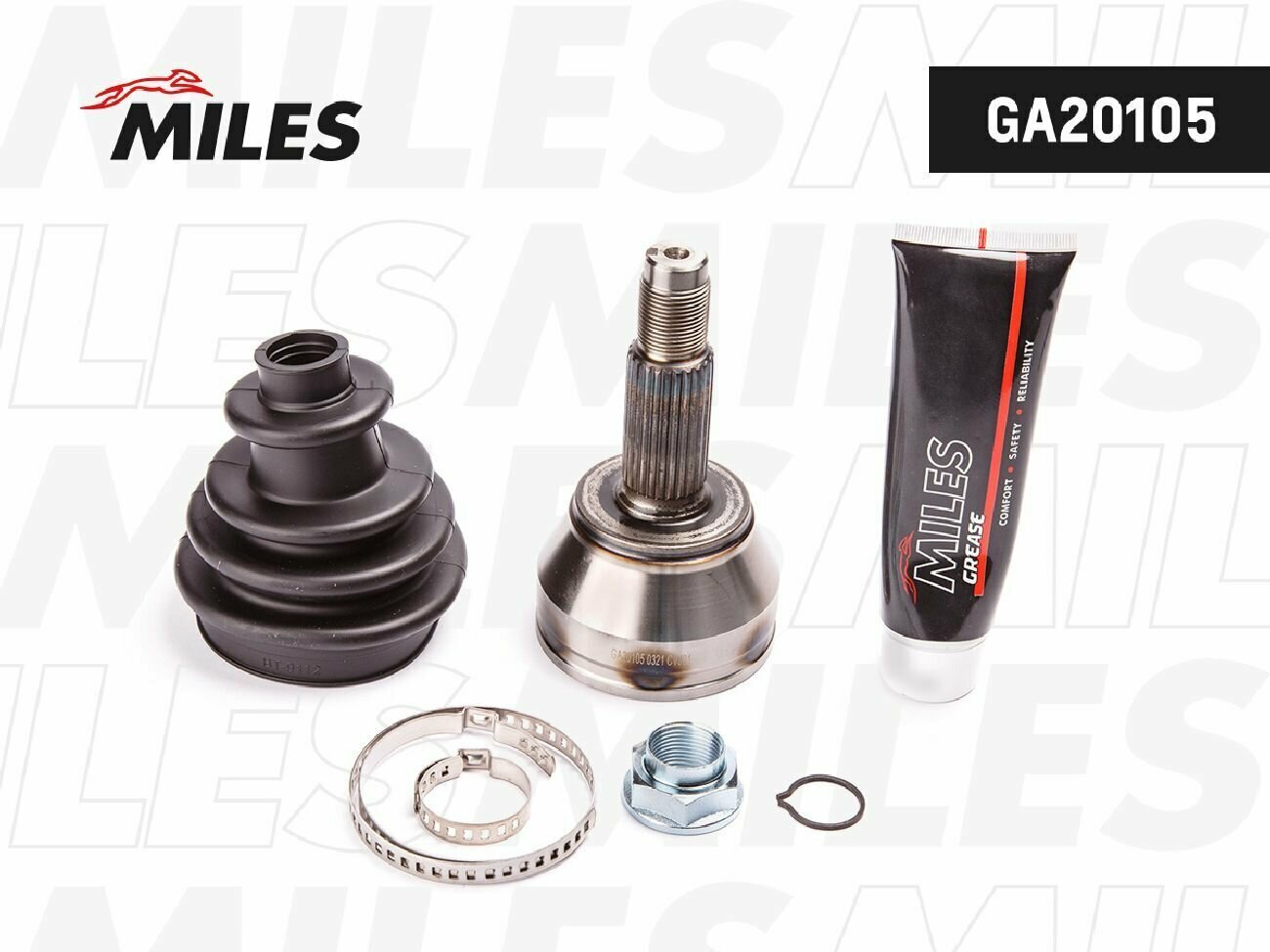 ШРУС FORD FIESTA/MAZDA 121 1.25-1.8D 95-02 нар, MILES, GA20105