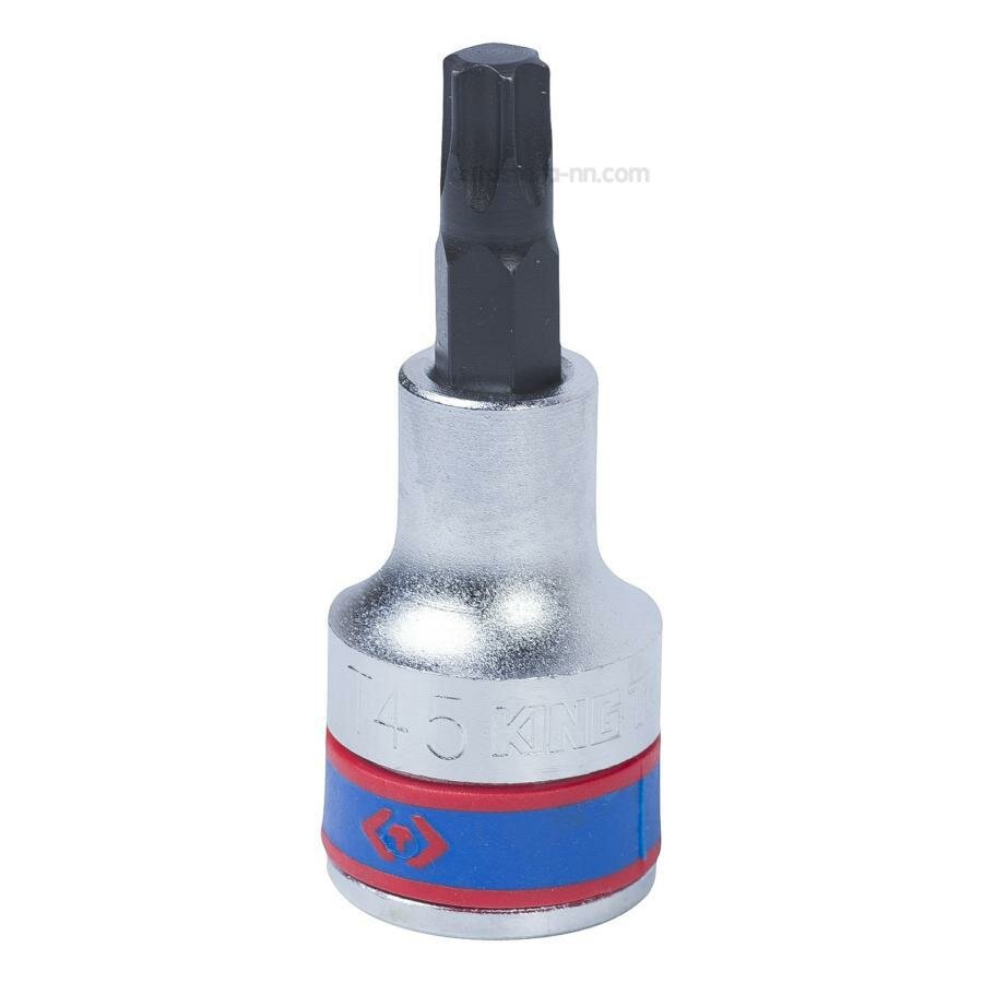 KING TONY 402345 насадка (бита)! торцевая 1/2', Torx, T45, L=60 мм\