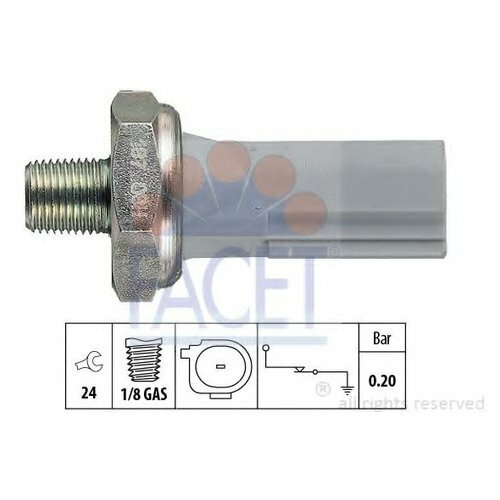 Датчик давления масла Facet 70187