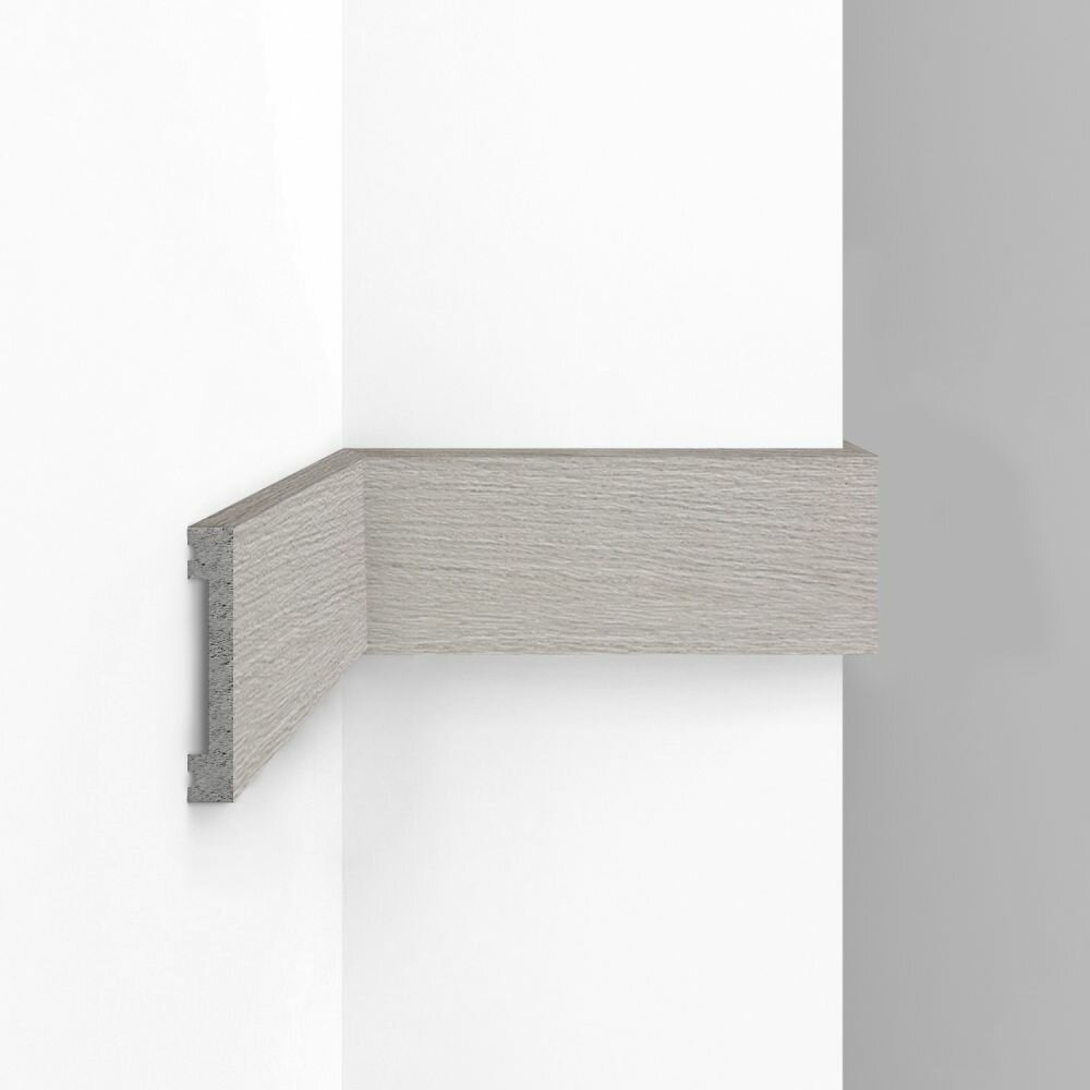 Плинтус Напольный Decomaster D157-77ДМ В66хШ13хД2900 мм / Декомастер.