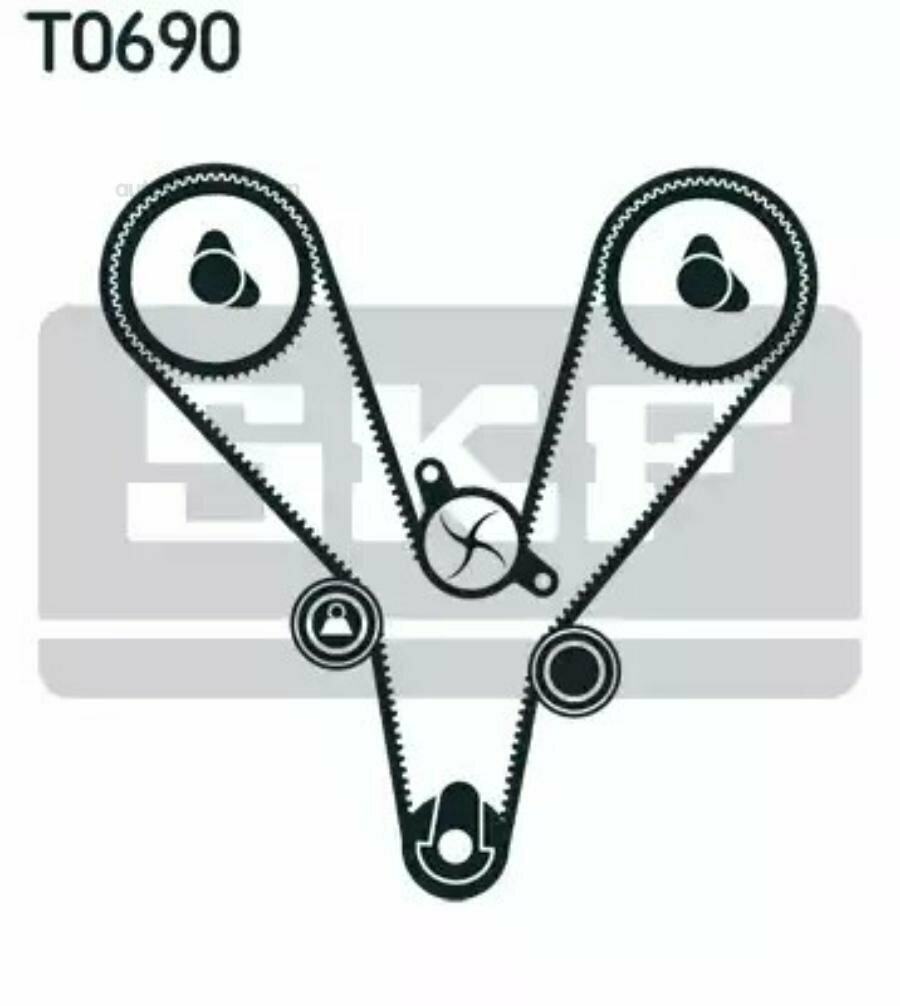 SKF VKMA95657 Комплект ремня ГРМ (ремень ролик)