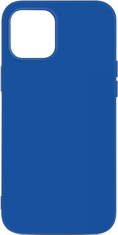Чехол-накладка с микрофиброй DF для Apple iPhone 12 Pro Max (Синий)