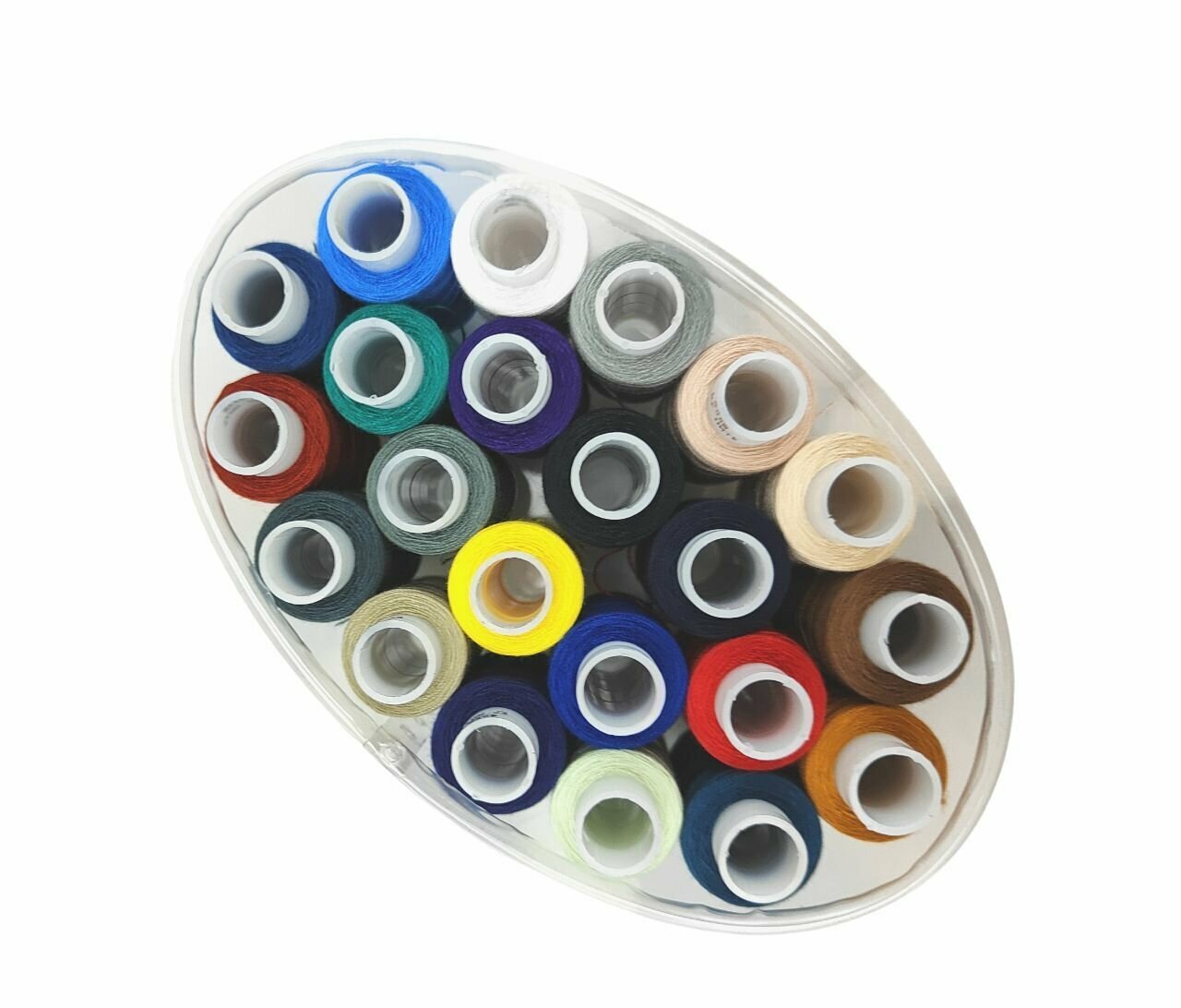 Комплект цветных ниток 22 шт. намотка 200 м