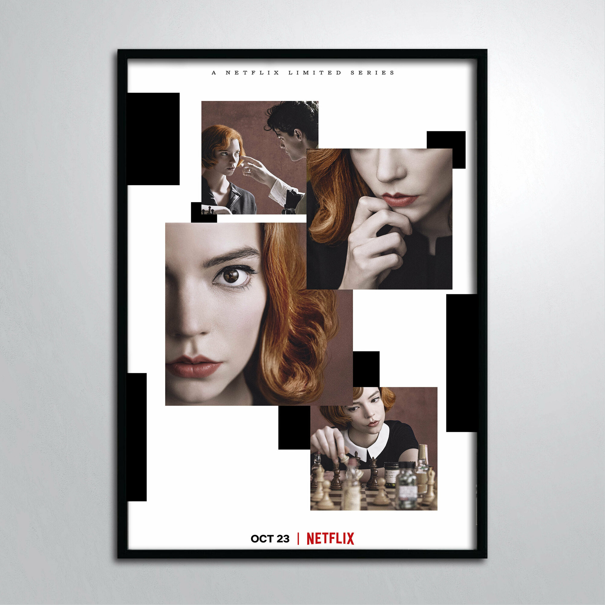 Постер без рамы/Сериал Ход королевы Кубы The Queen's Gambit