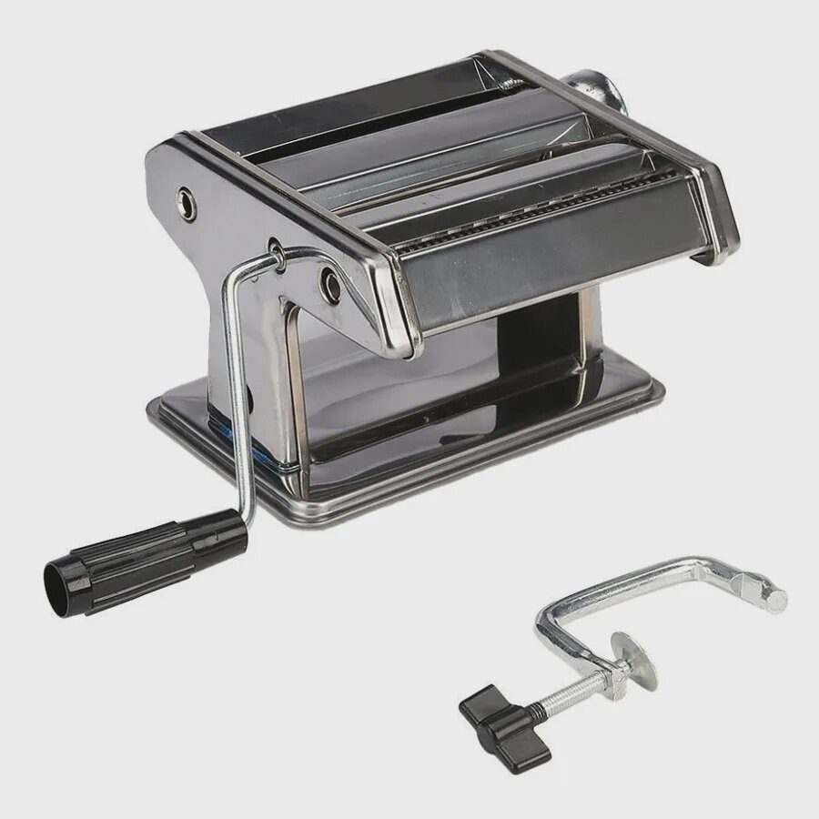 Лапшерезка Pasta Maker, серебристый, металл, 9 степеней толщины теста