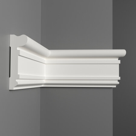 Молдинг гладкий Decomaster A119 В92хШ23хД2000 мм / Декомастер.