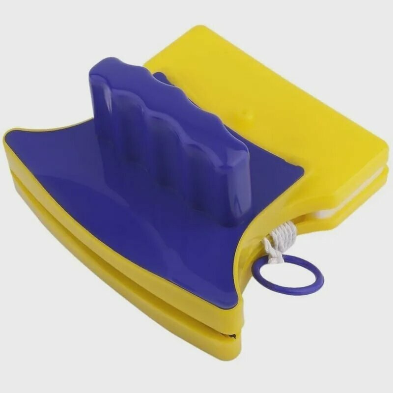 Магнитная двусторонняя щетка для мытья окон и стеклянных дверей / Стеклоочиститель Double Faced Glass Clean