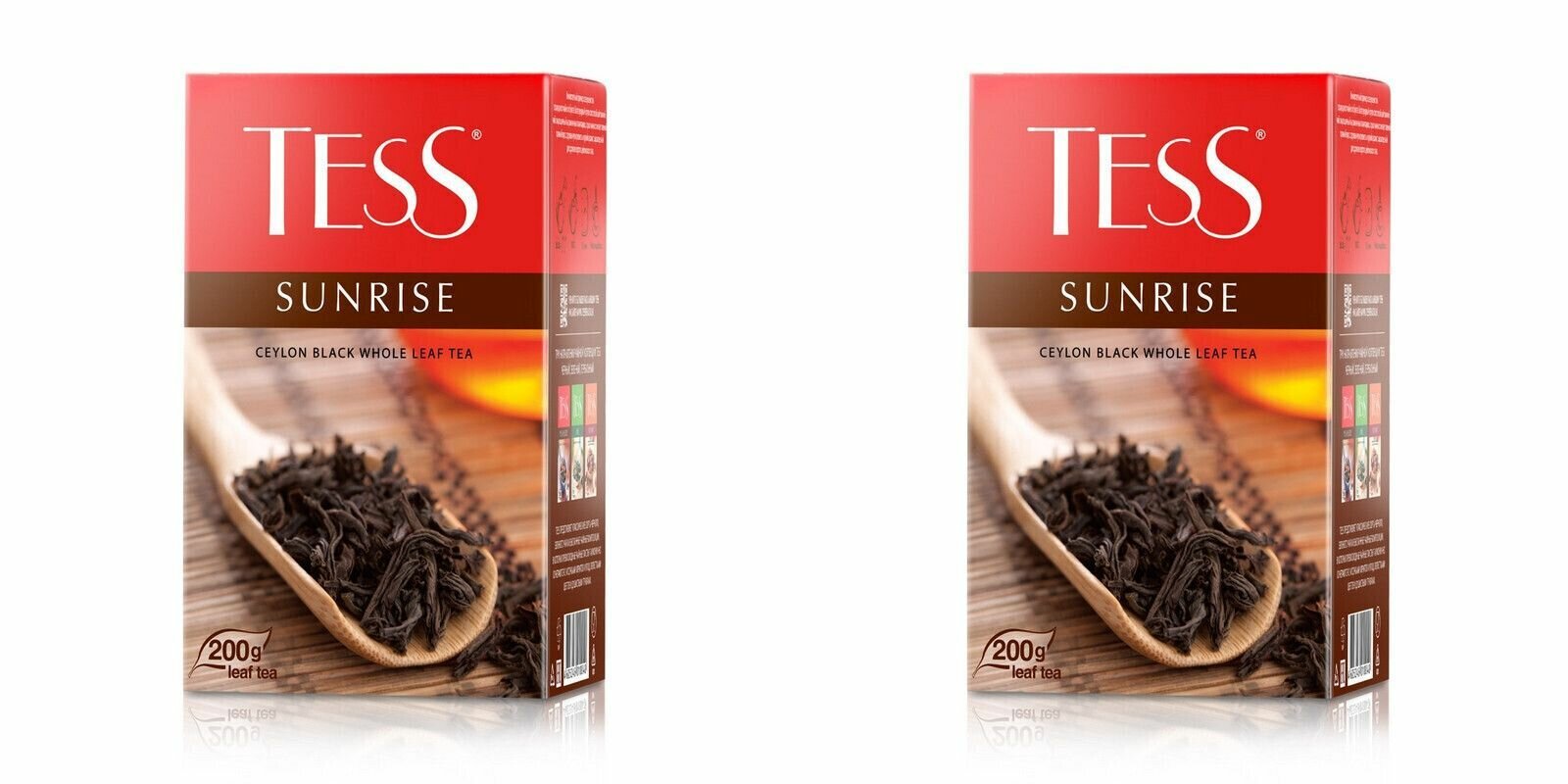 Tess Чай черный Sunrise, крупнолистовой, 100 г, 2 уп