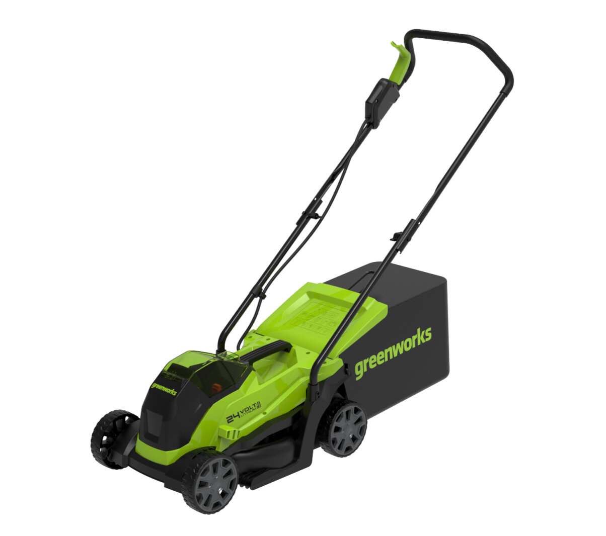 Газонокосилка аккумуляторная GREENWORKS GD24LM33K2 24V с 1хАКБ 2Ач и ЗУ