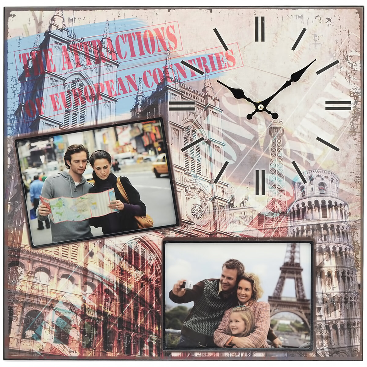 Часы настенные Михаил Москвин Фоторамка континент