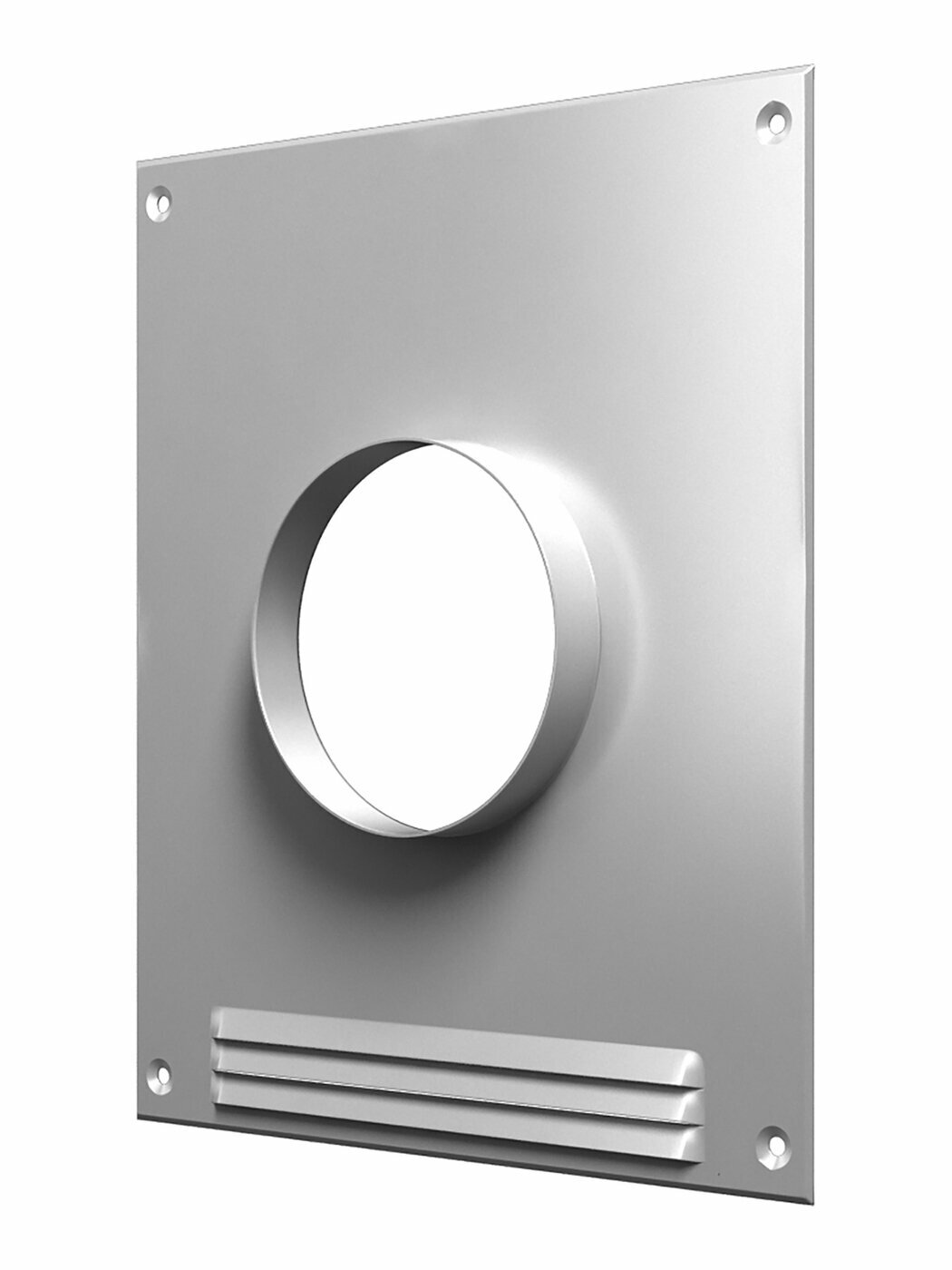 Площадка торцевая птмр фланец D115 решетка 180х250 окраш. сталь ERA