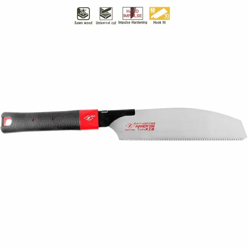 Ножовка ZetSaw 15086 Kataba Япония 200 мм; 15TPI; толщина 0,5 мм, для работ по древесине, эргономичная рукоятка