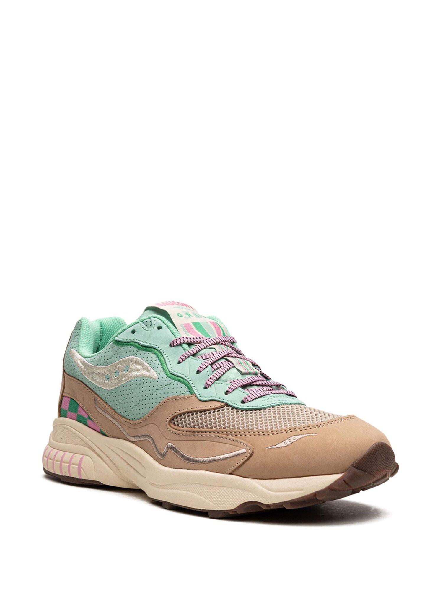 Кроссовки saucony 3D Grid Hurricane, размер 13 US, brown — фото 1