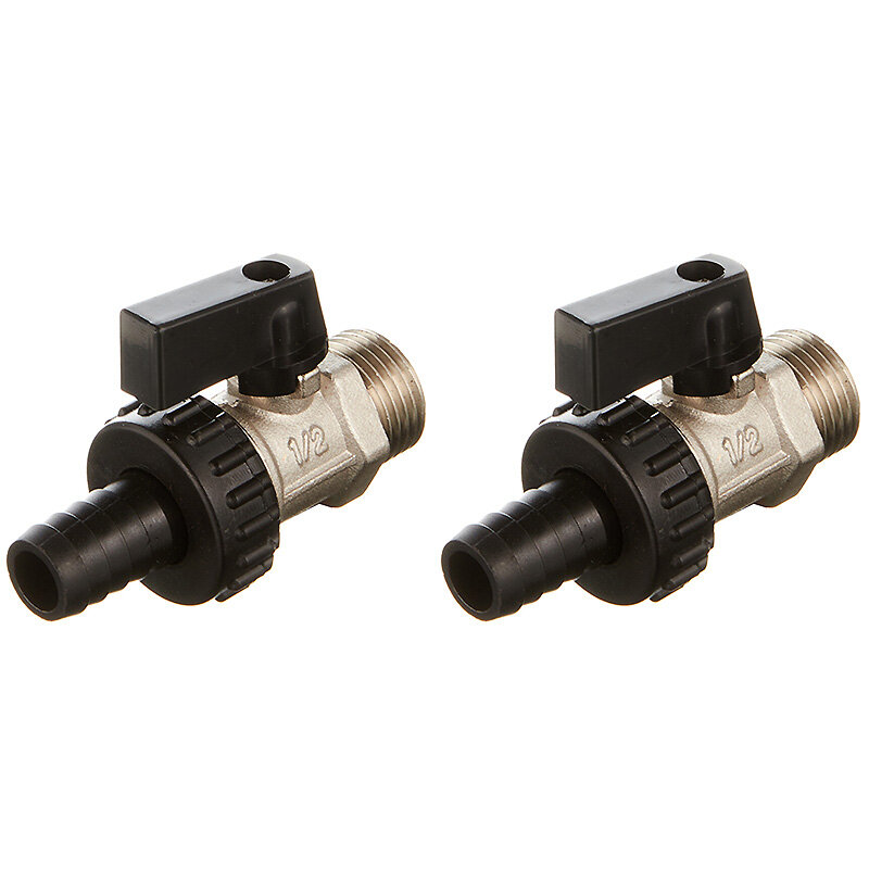 Кран шаровой дренажный 1/2 НР (ш) х 14,8 мм (2 шт.)