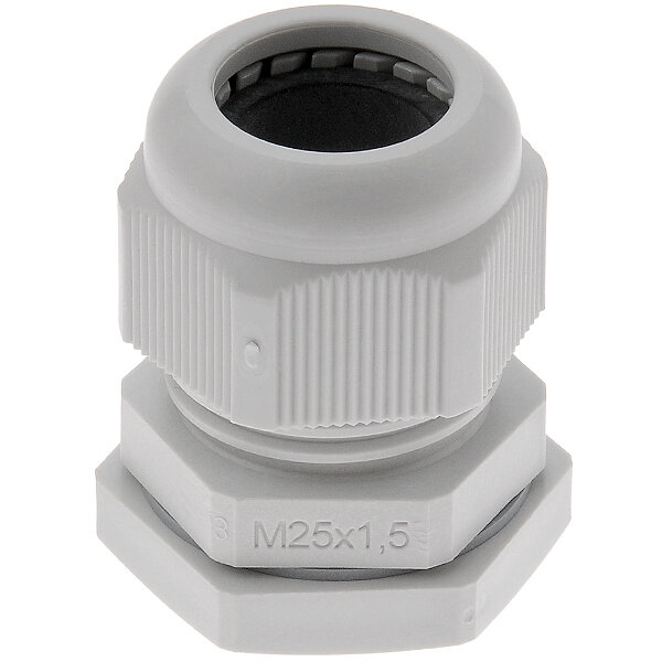 Сальник АКМ25 встраиваемый кабельный М25х1,5 IP65 для коробок серий D, K, KF (Hensel) (2 шт. в комплекте)