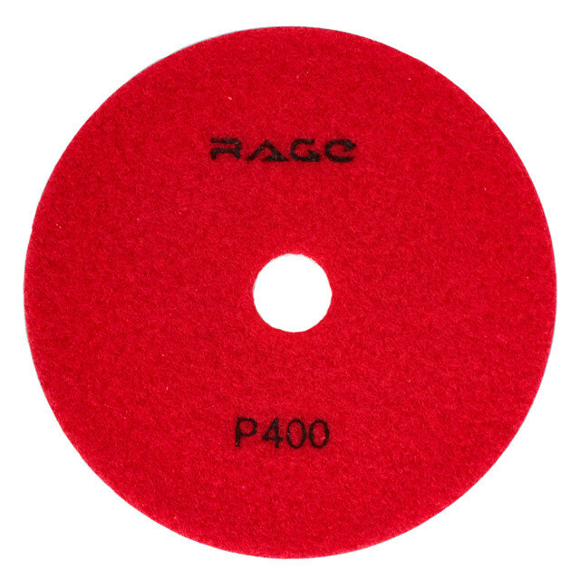 Круг шлифовальный алмазный гибкий АГШК RAGE by VIRA Р400 125мм мокрое шлифование