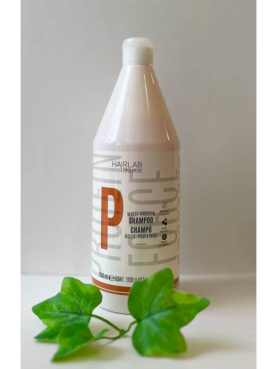 Шампунь Salerm HAIR LAB, укрепляющий, протеиновый, для окрашенных волос, 1,2 л