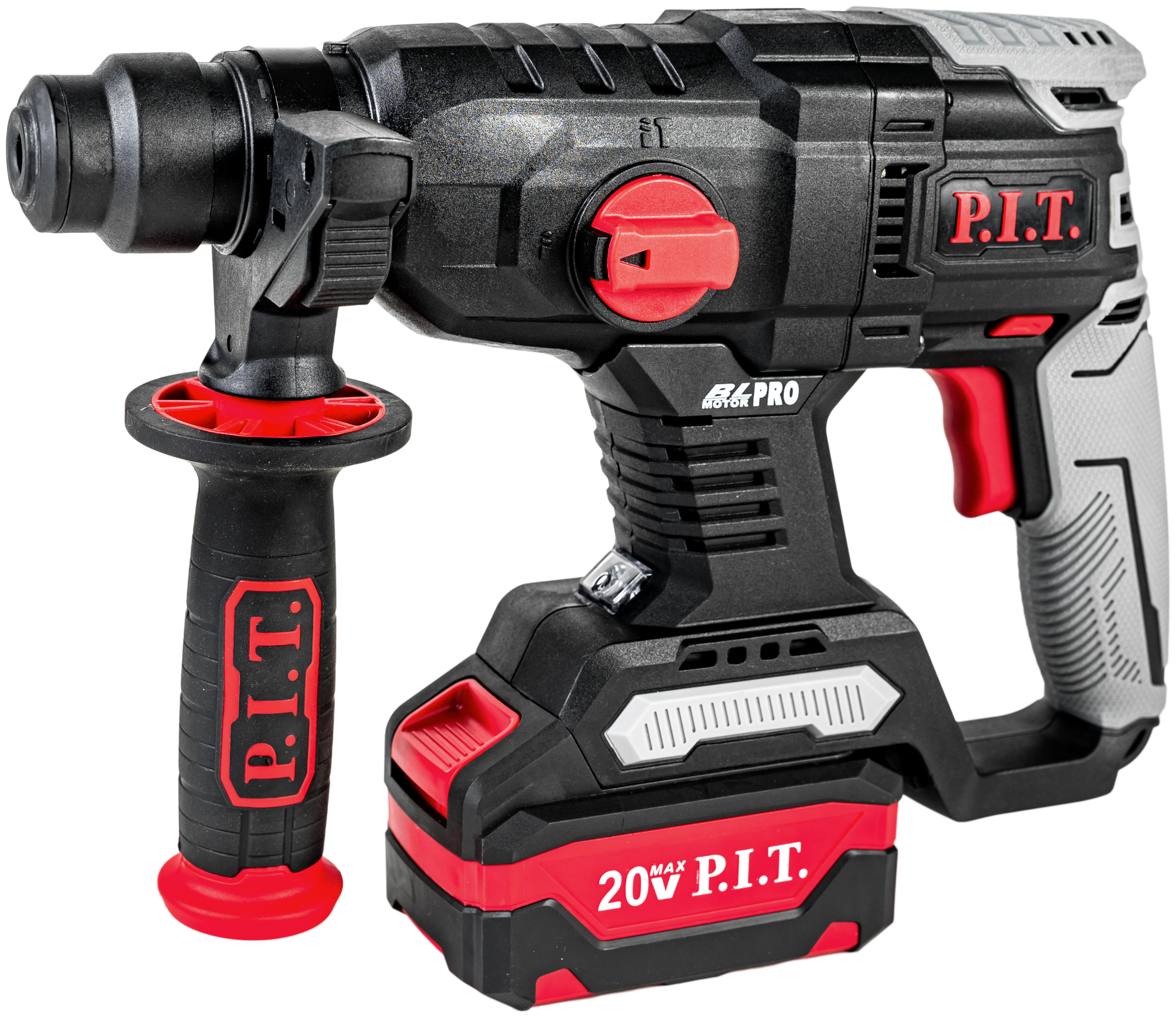 Перфоратор P.I.T. PBH20H-22A/1 патрон: SDS-plus уд:1.5Дж аккум. (кейс в комплекте)