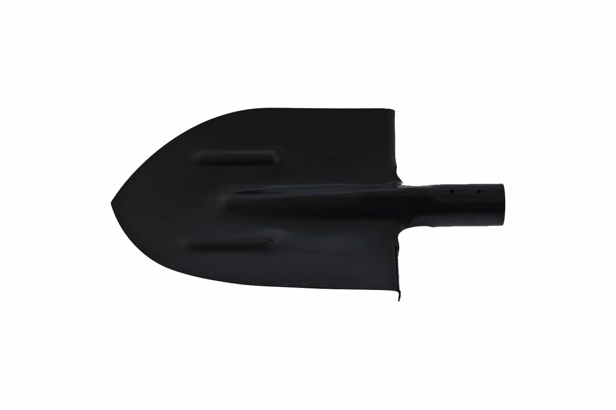 ЗМИ штыковая лопата с ребрами жесткости без черенка, размер 48 см, стальная