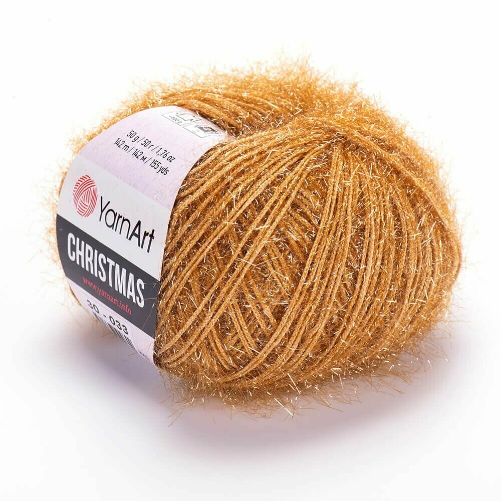 Пряжа Кристмас Рождество (Christmas) упаковка 10 мотков 50 г. 142 м. 100% полиамид цвет 30 бежевый