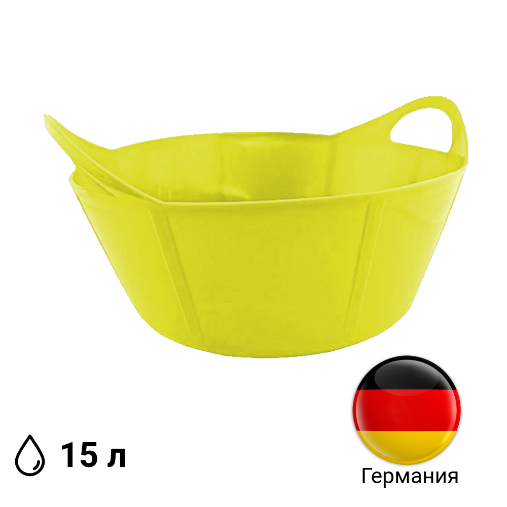Кормушка-ведро 15 л для лошадей, коров, коз, овец Suevia (Германия) гибкая