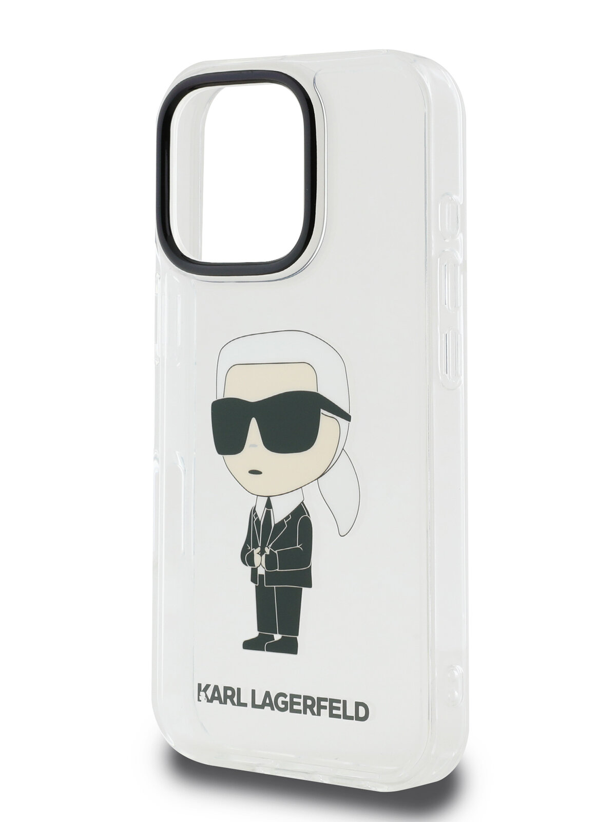 Lagerfeld для iPhone 16 Pro Max чехол PC/TPU NFT Karl Ikonik Hard Transparent