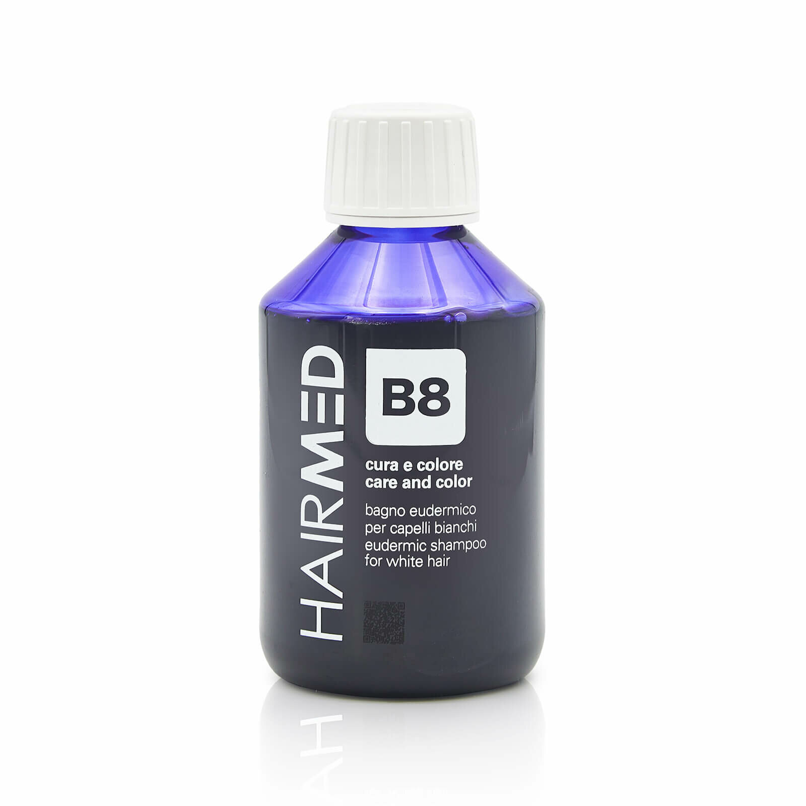 B8 Шампунь анти-жёлтый для волос Eudermic Shampoo for White Hair Hairmed, 200 мл