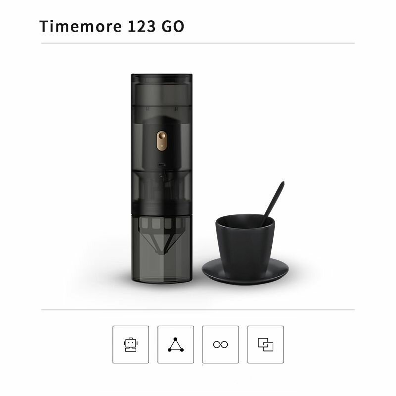 Timemore 123 Go Electric Многофункциональная портативная кофемолка